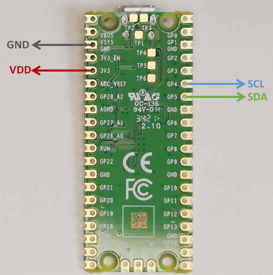 Raspberry Pi PicoでI2Cを使う方法【SHT31から温湿度を読み取る】 | e-DIY